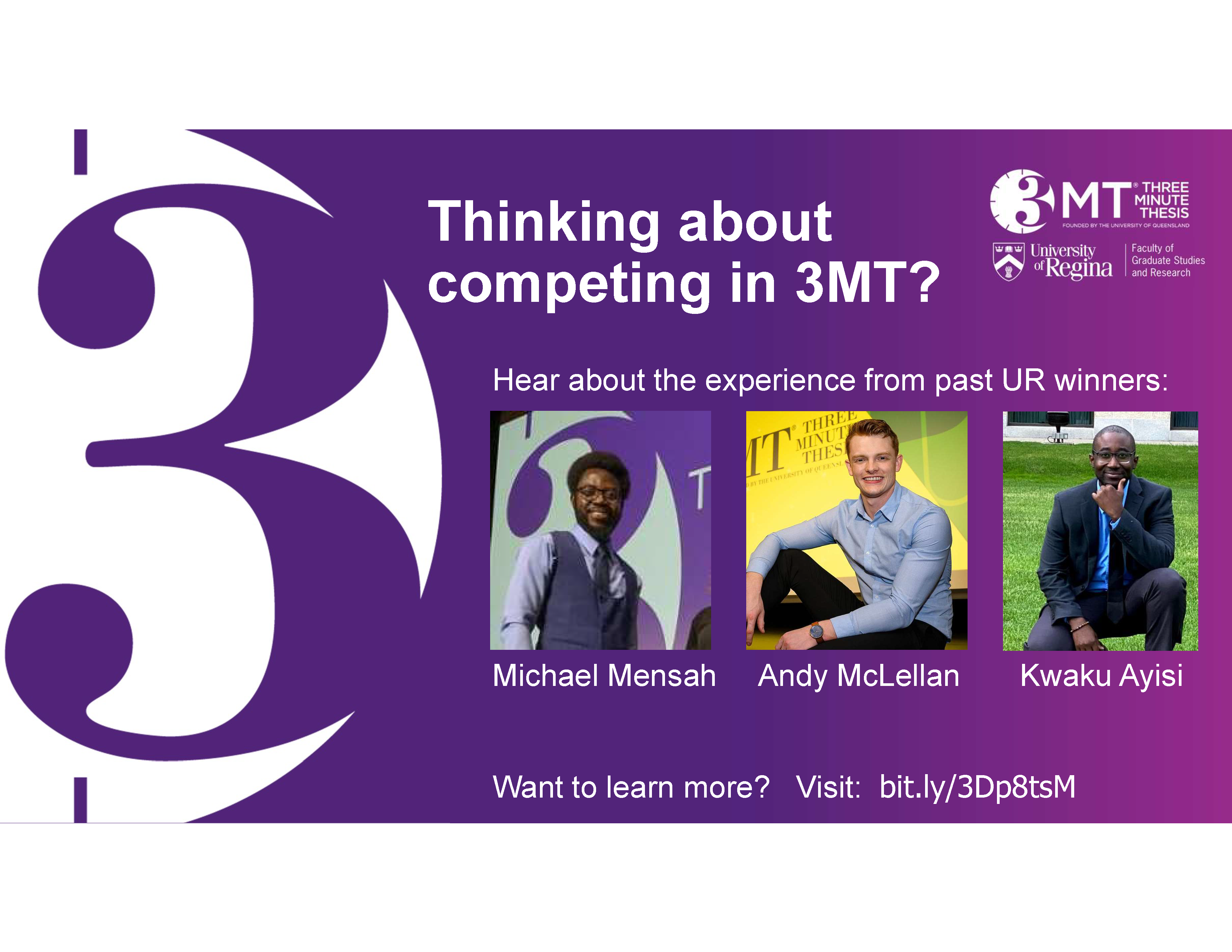 How to become a 3MT Competitor Information Session | University of Regina