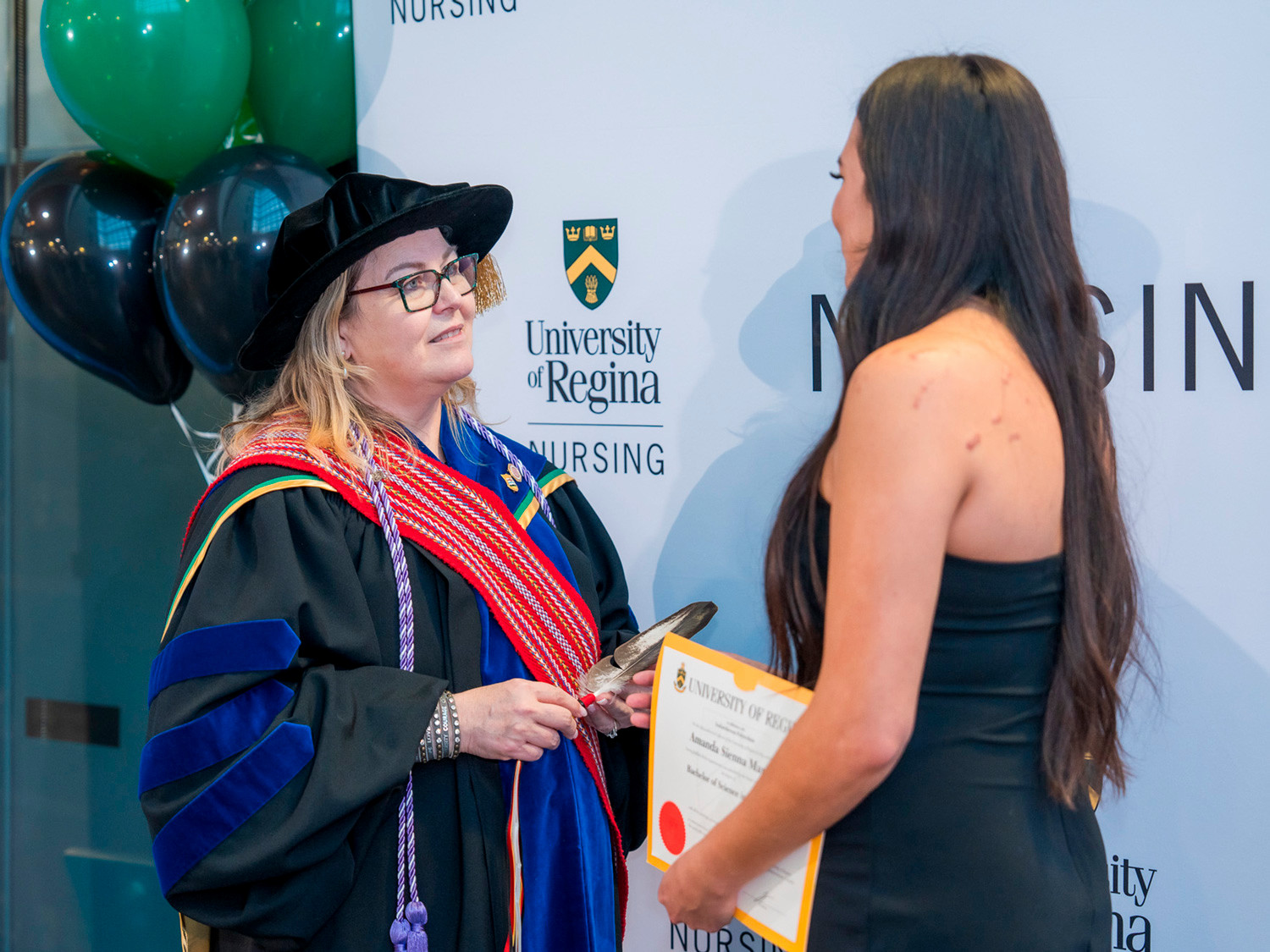 Feather and Sash | University of Regina