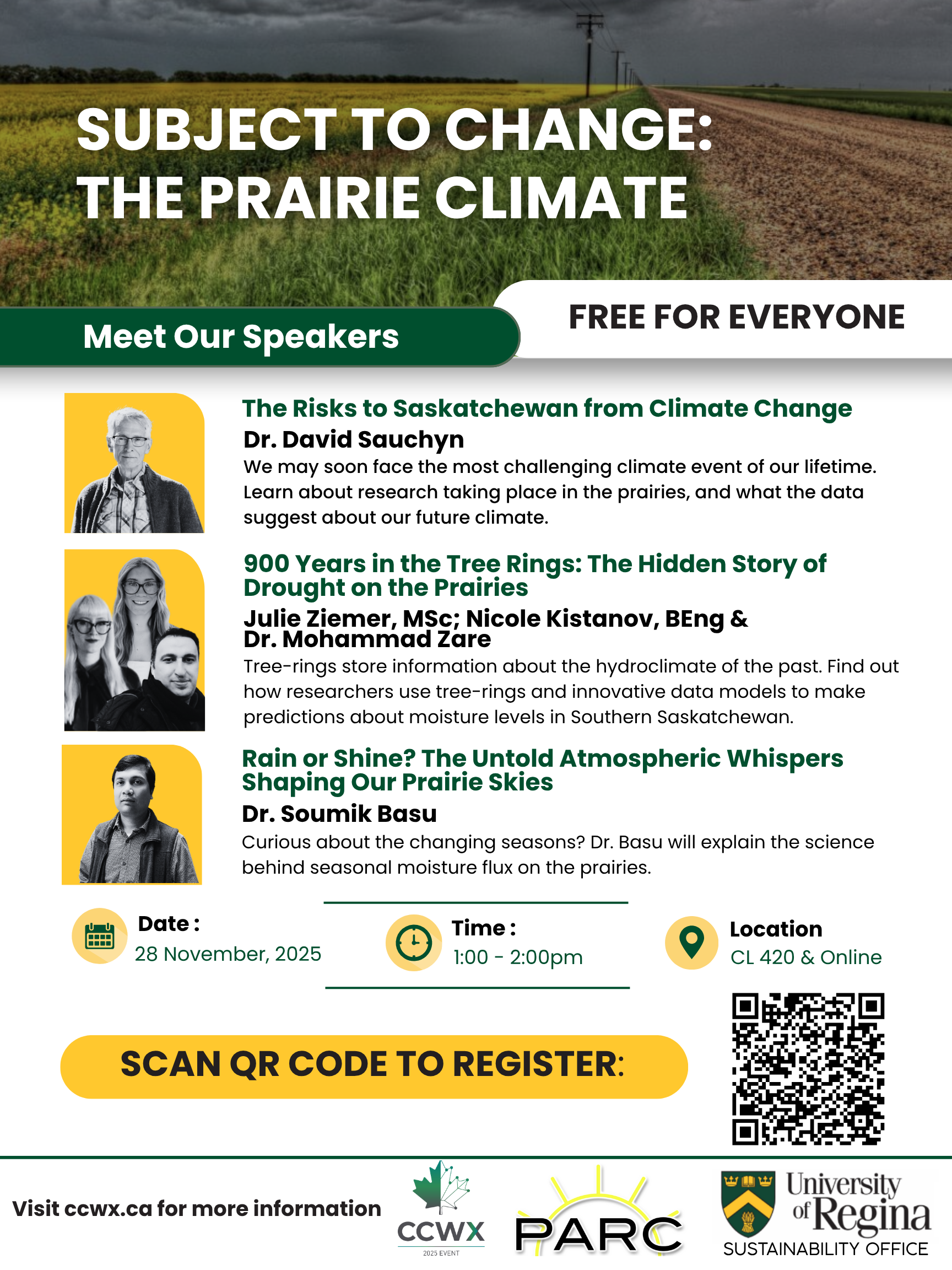 Subject to Change: The Prairie Climate | University of Regina